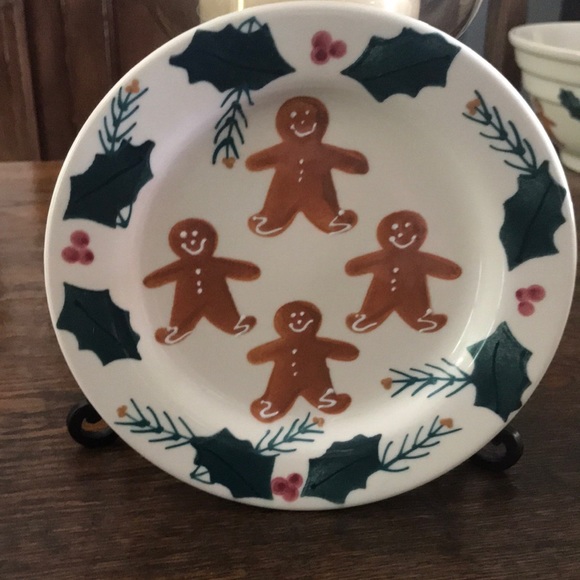 Hartstone | Holiday | 6 Hartstone Gingerbread And Holly Usa Pottery ...
